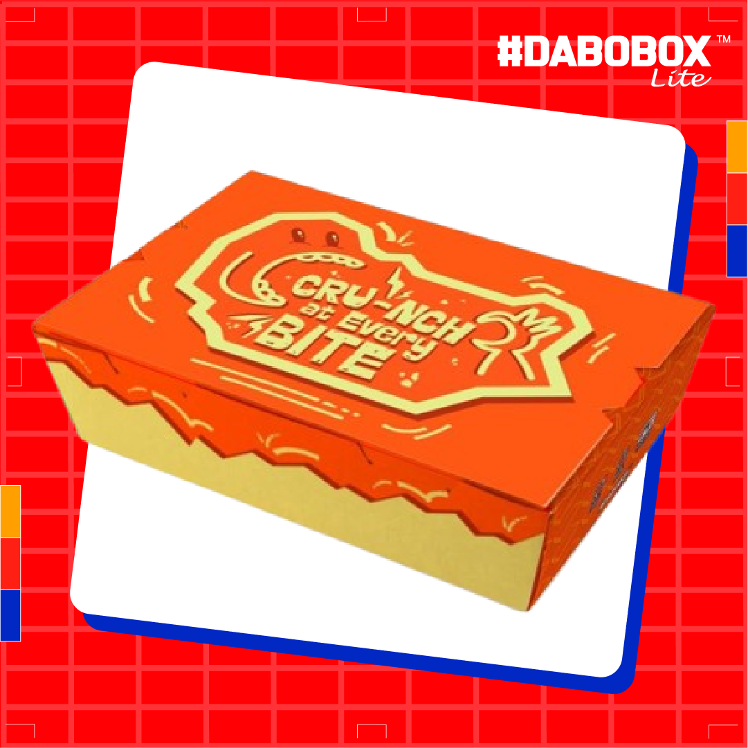 Dabobox Crunch At Every Bite | Paper Meal Box | Coffeeprint