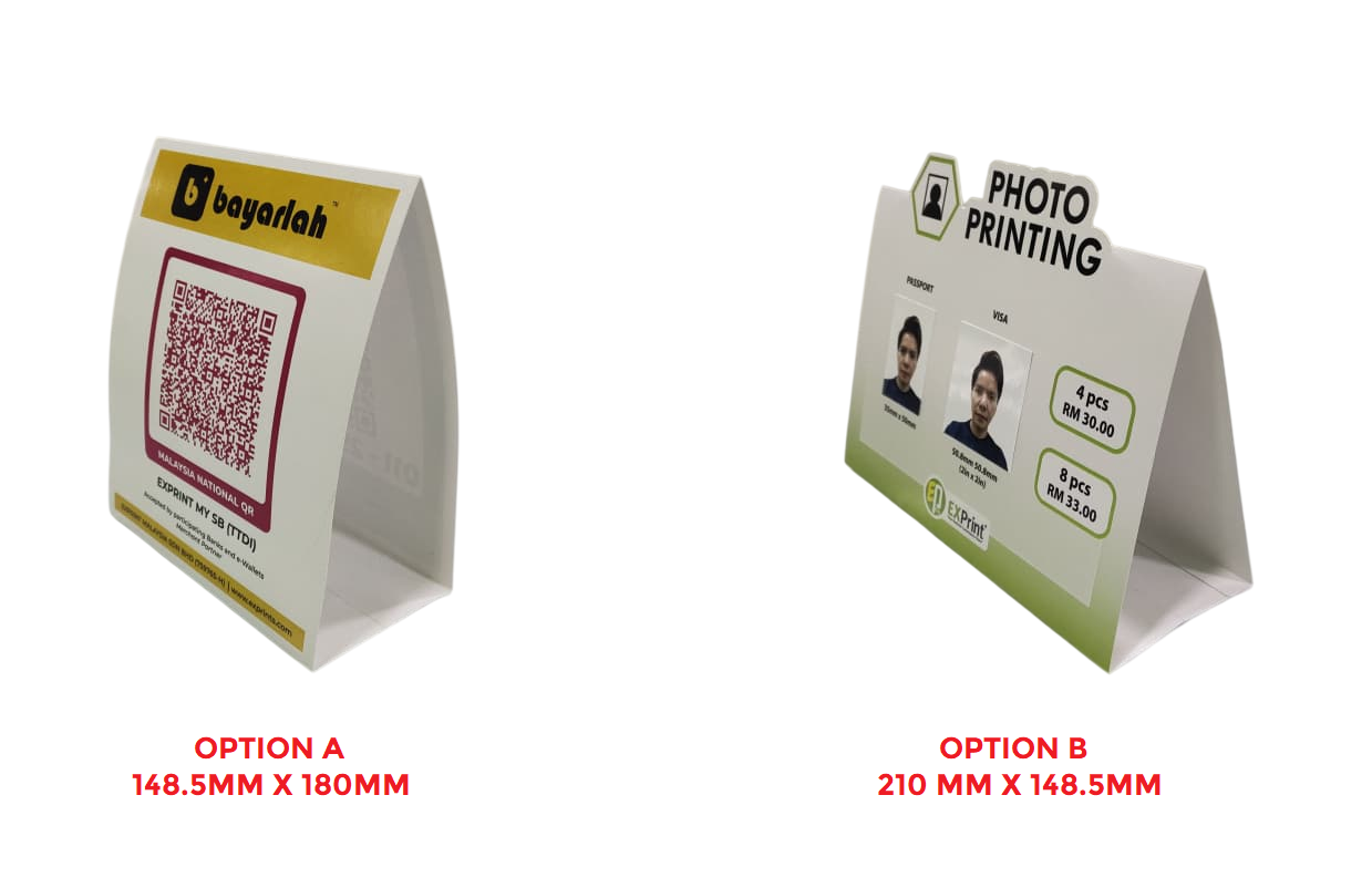 [D] DIGITAL TENT CARD - Exprint Malaysia Sdn. Bhd.