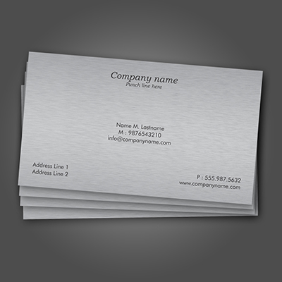 Metallic Business Cards - Focus Print Group