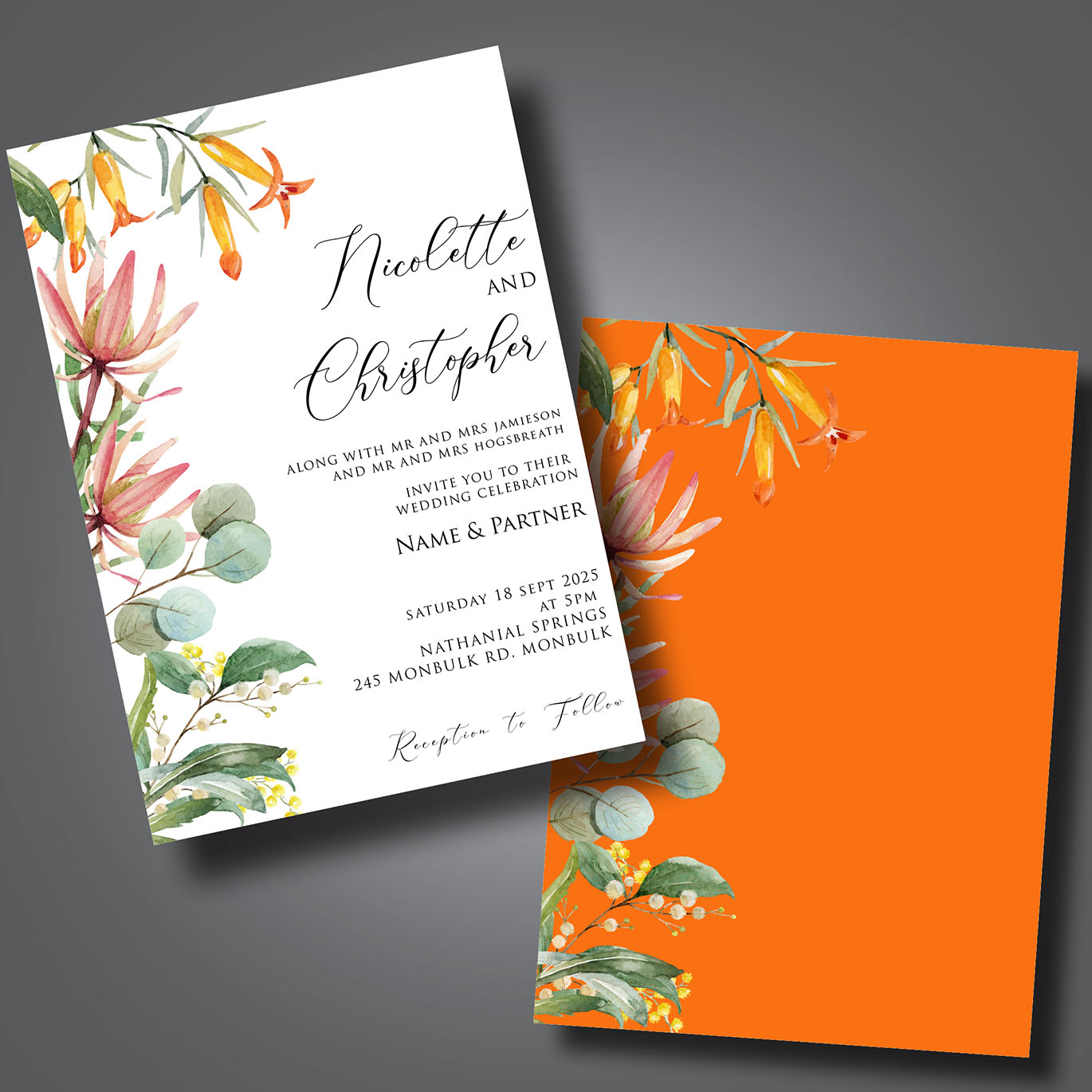 Online wedding invitation printing Australia - We Do Print