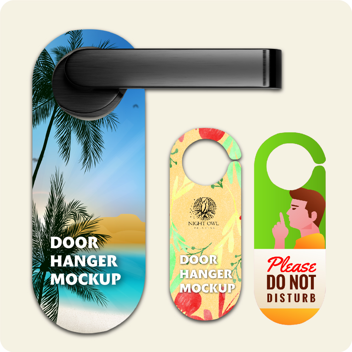 Door Hanger - Night Owl Printing SG