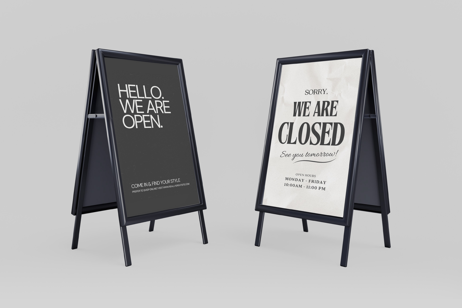 A-Frame Signs - Corflute - Printing Online
