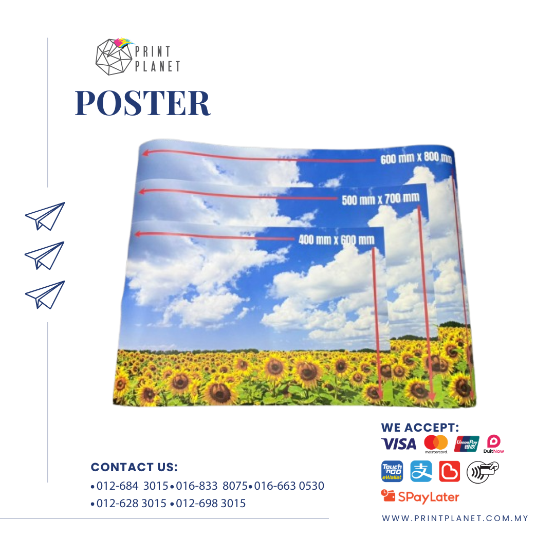PP Synthetic Paper Poster (Custom Size) - Print Planet