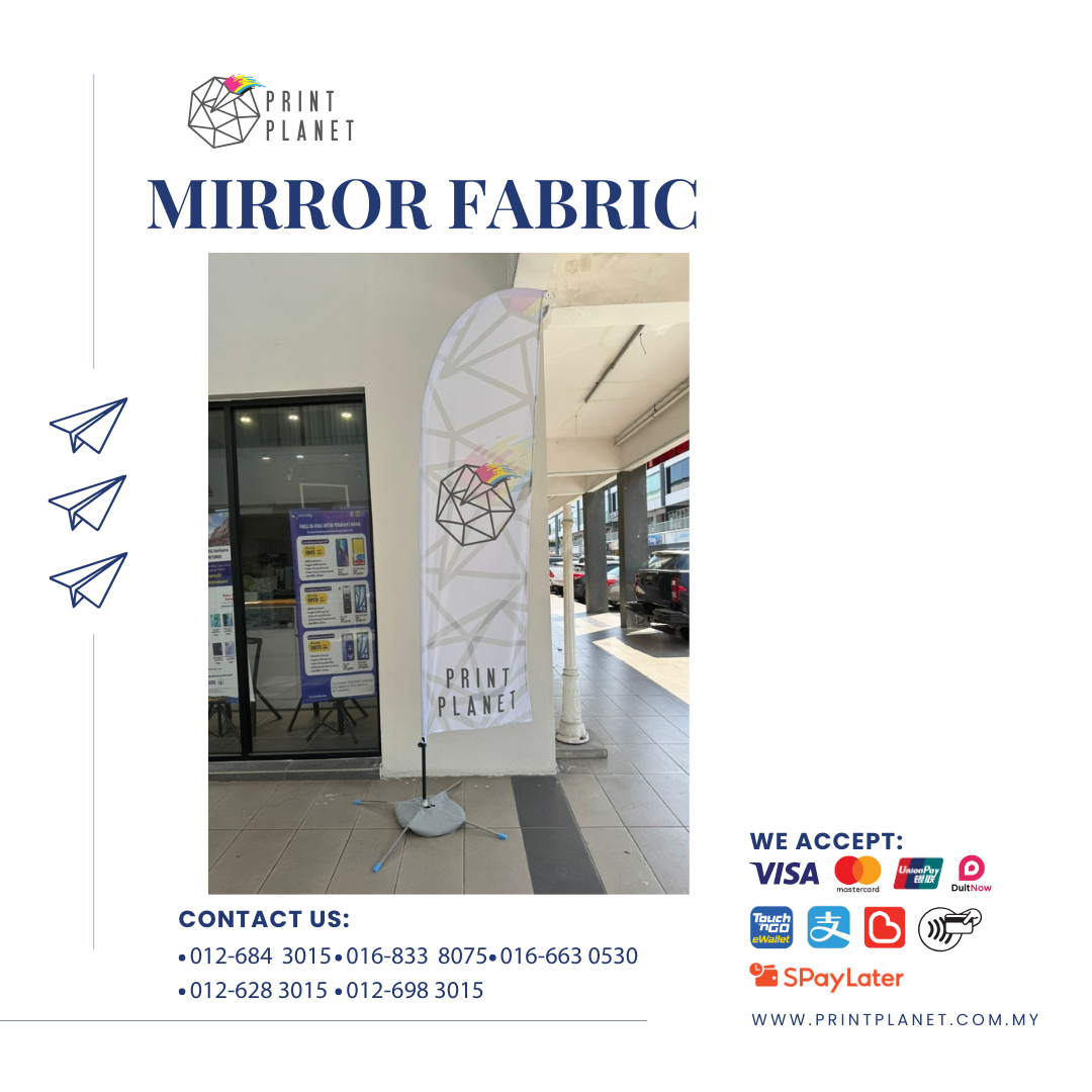Mirror Flag Fabric - Print Planet