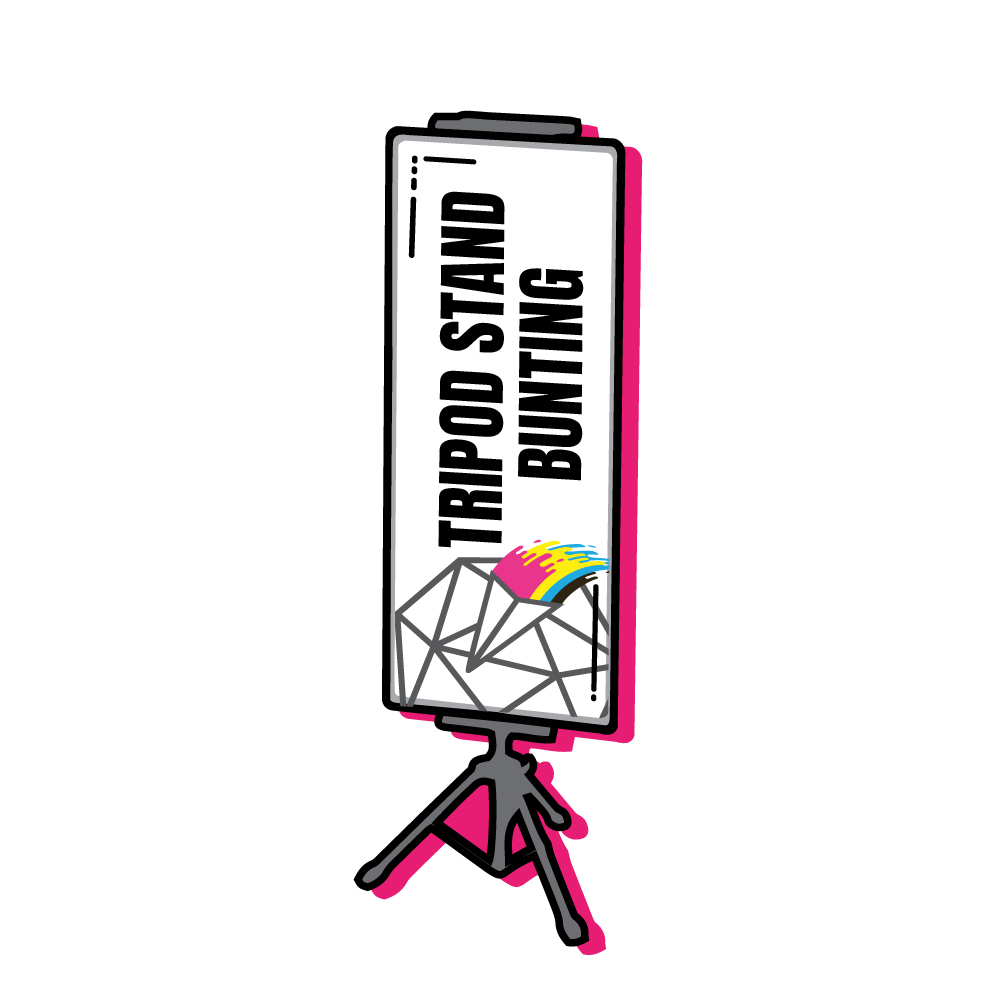 Bunting Stand - Print Planet