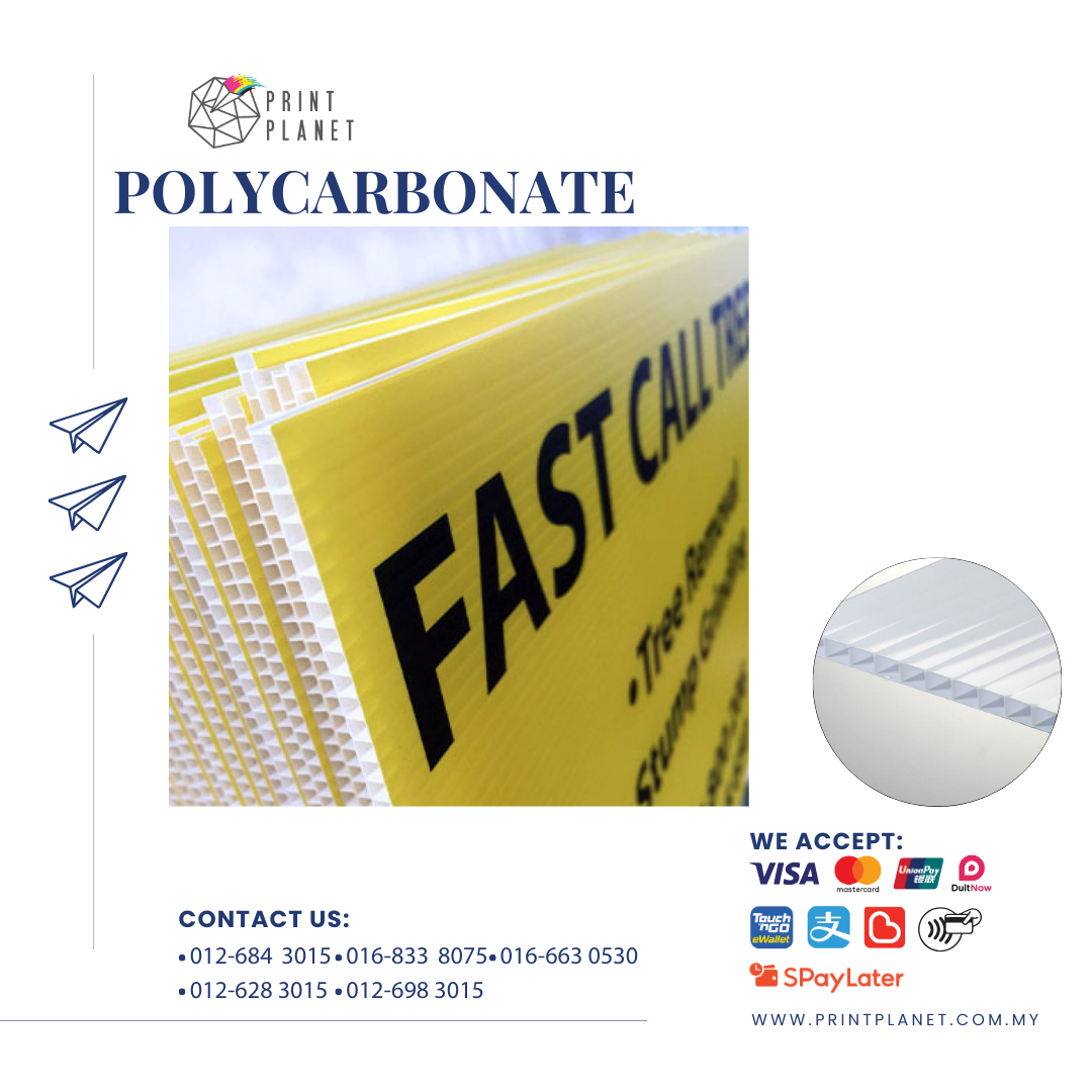 Polycarbonate Sheet (Custom Size) - Print Planet