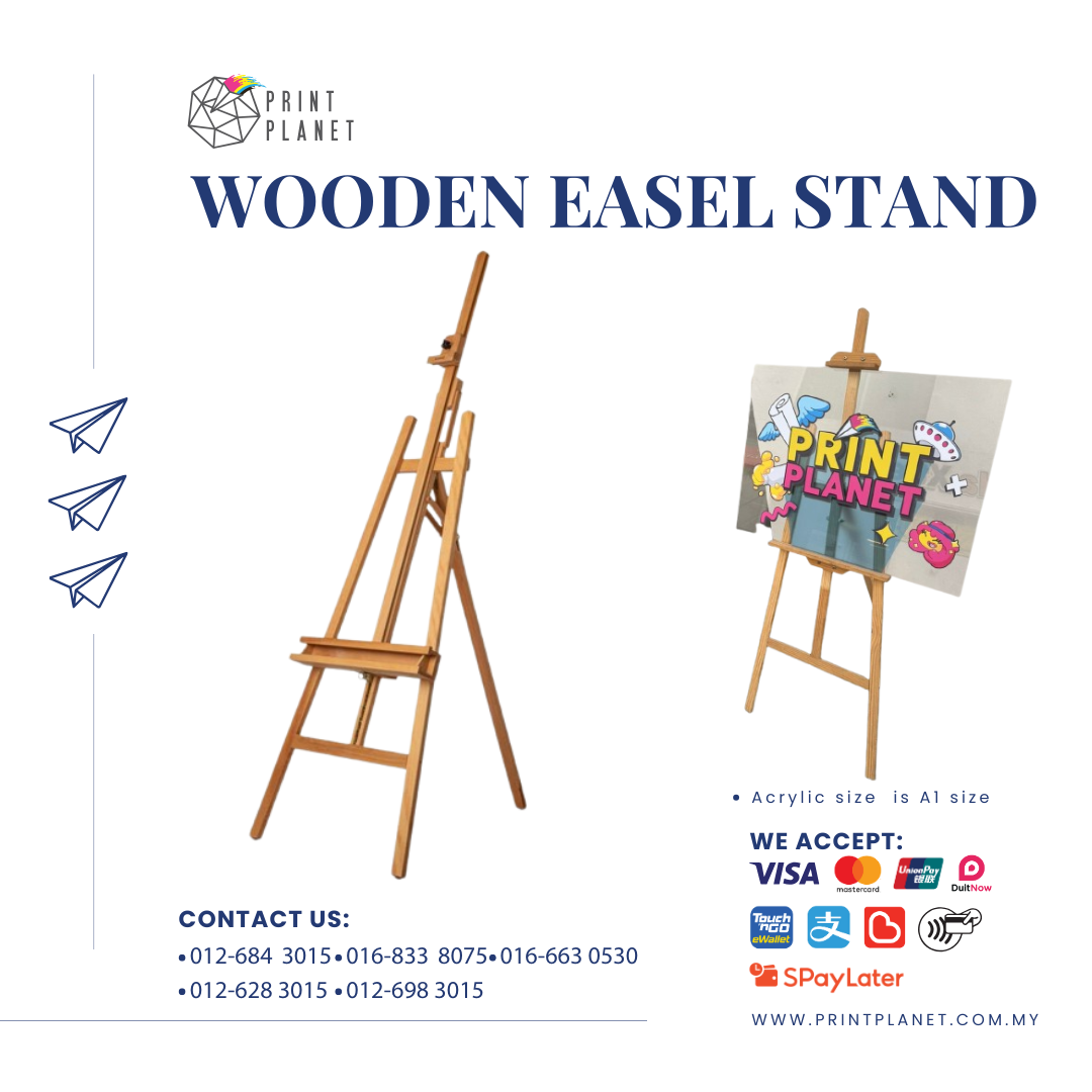 Easel Stand (Wood) - Print Planet
