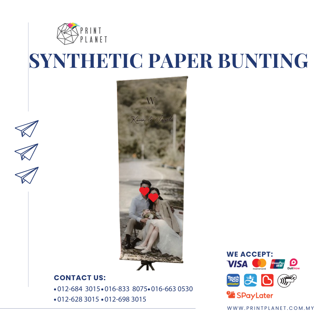 PP Synthetic Paper Bunting - Print Planet