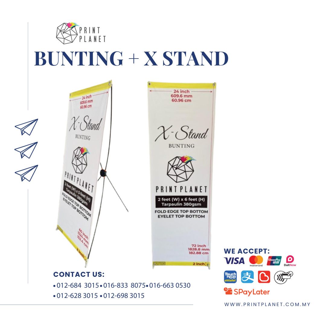 Tripod Stand + Bunting - Print Planet