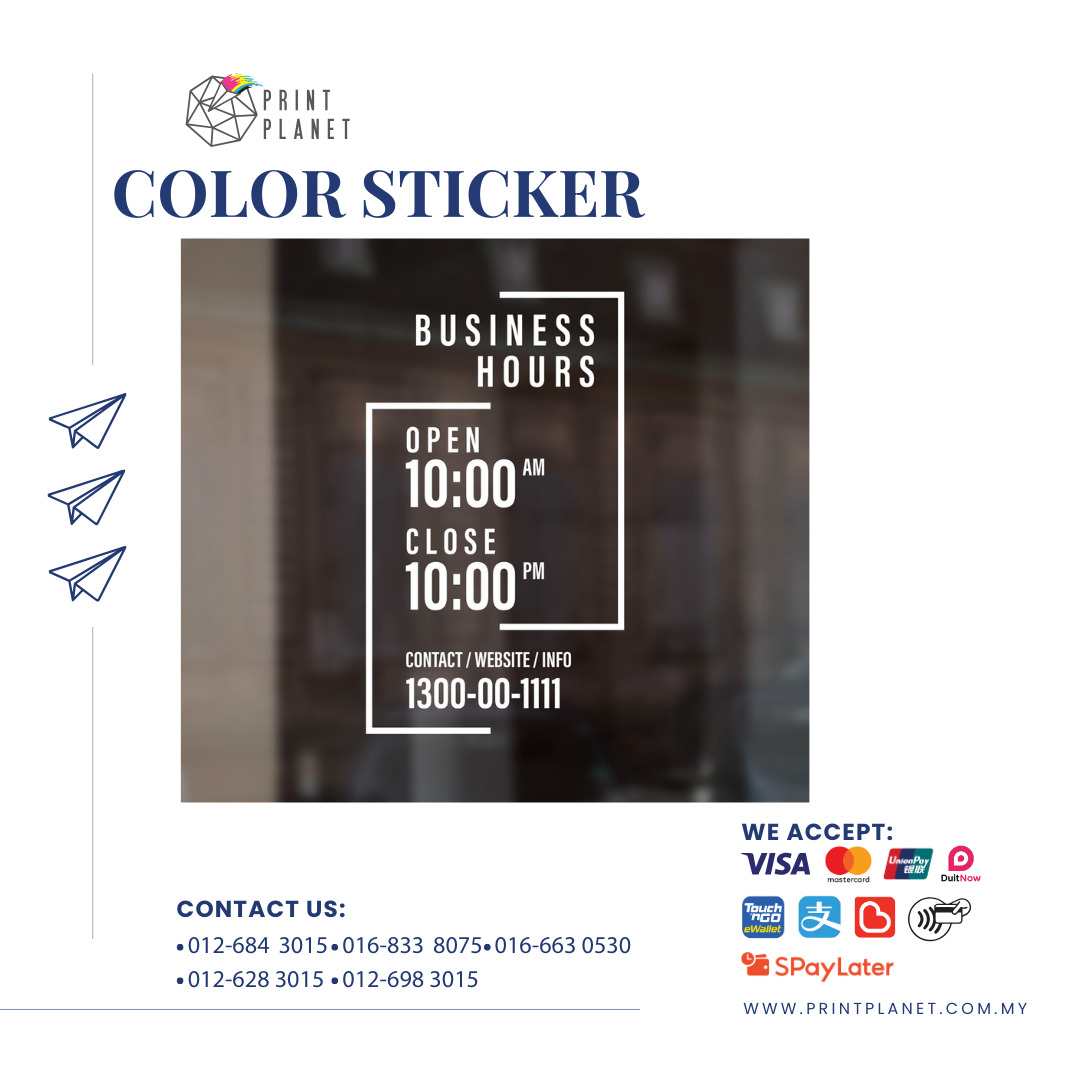 Color Sticker - Print Planet