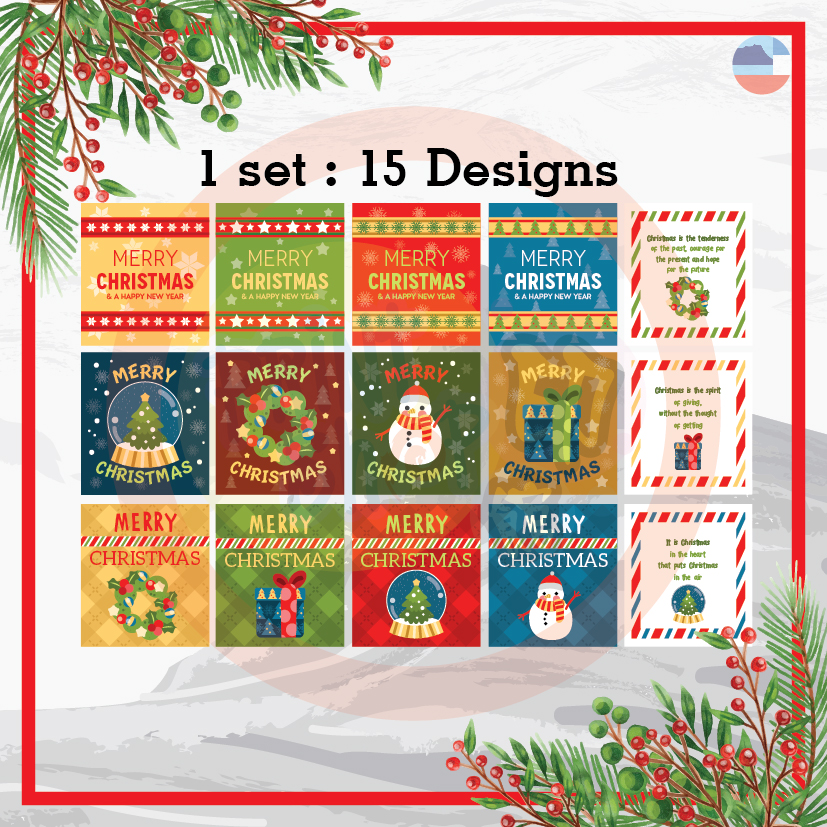 Mini Christmas Cards - Print Shop KK